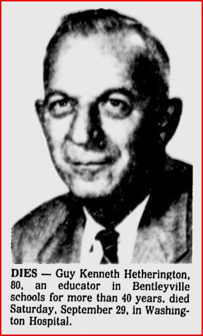 Guy Kenneth Hetherington obit
