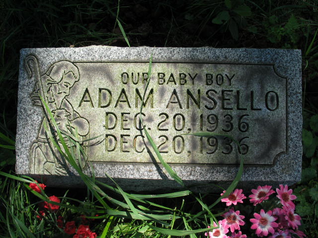 Adam Ansello tombstone