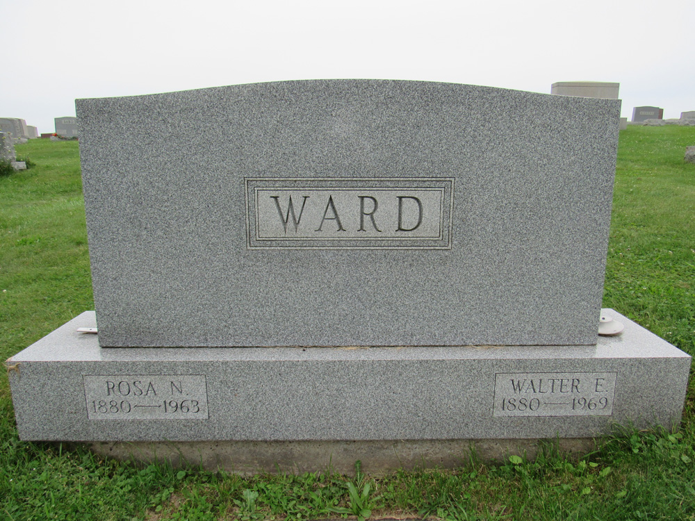 Rosa N. Ward tombstone