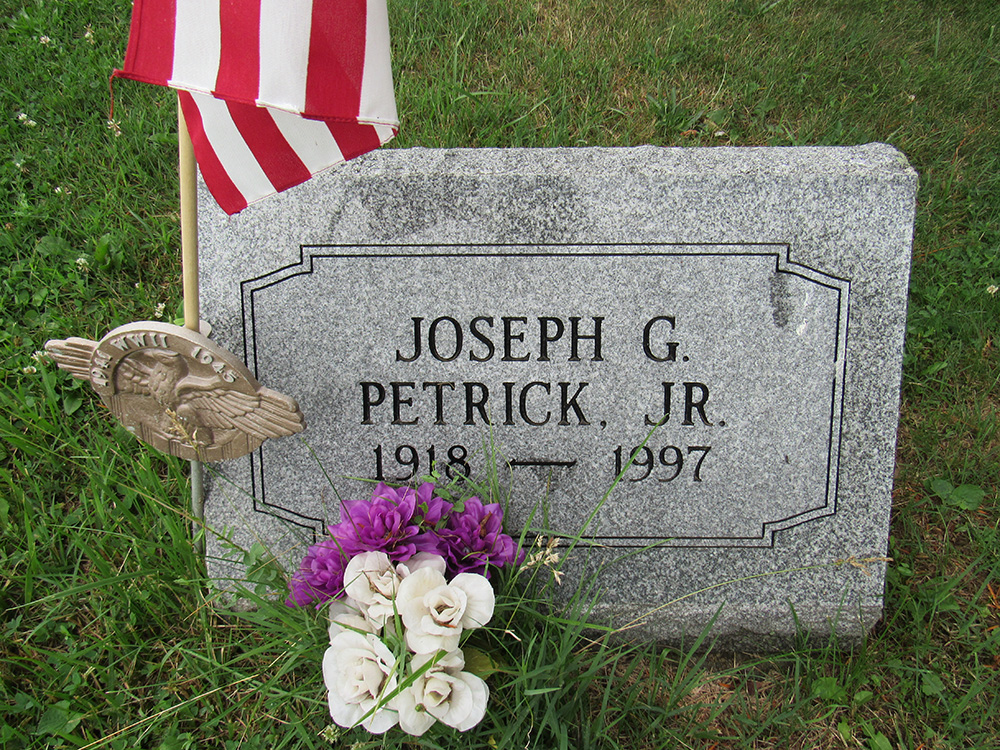 Joseph G. Petrick Jr. tombstone