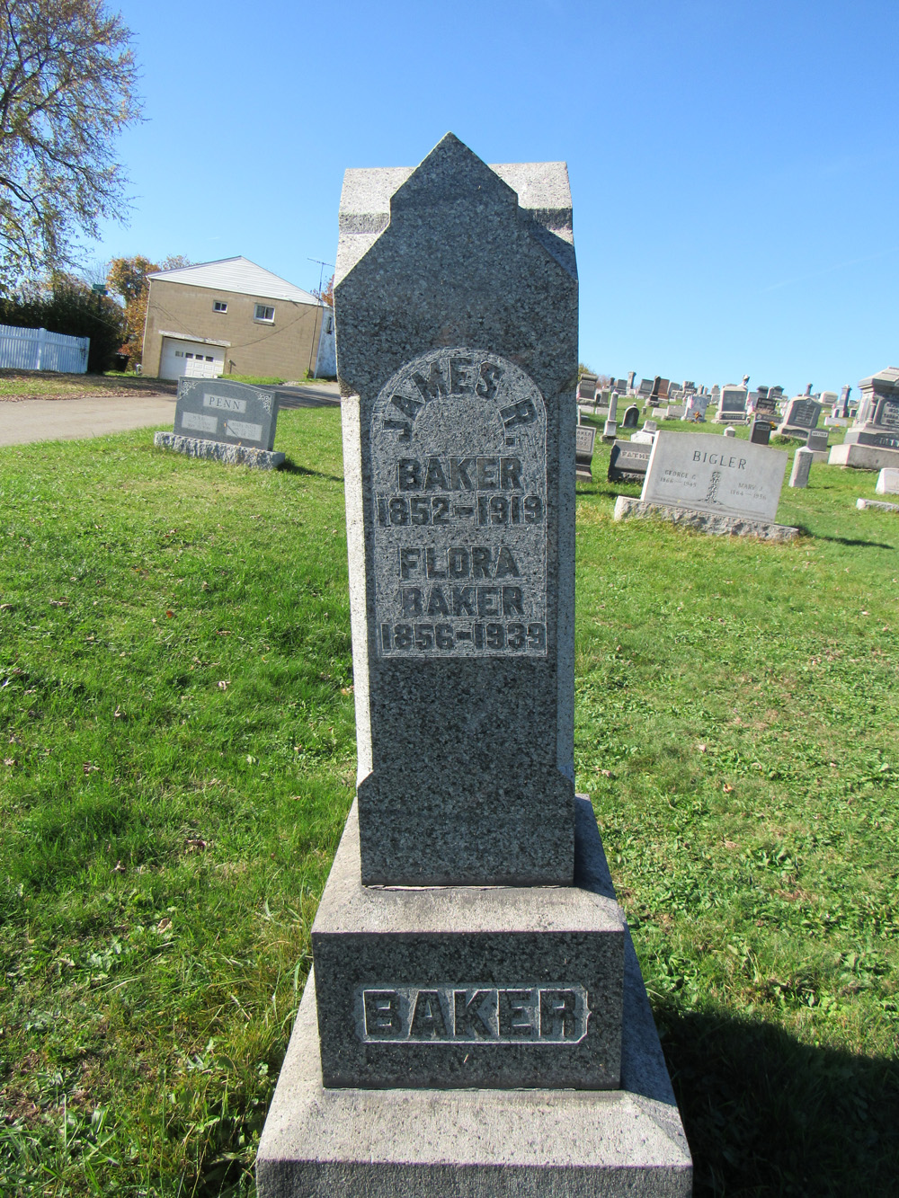 James R. Baker tombstone